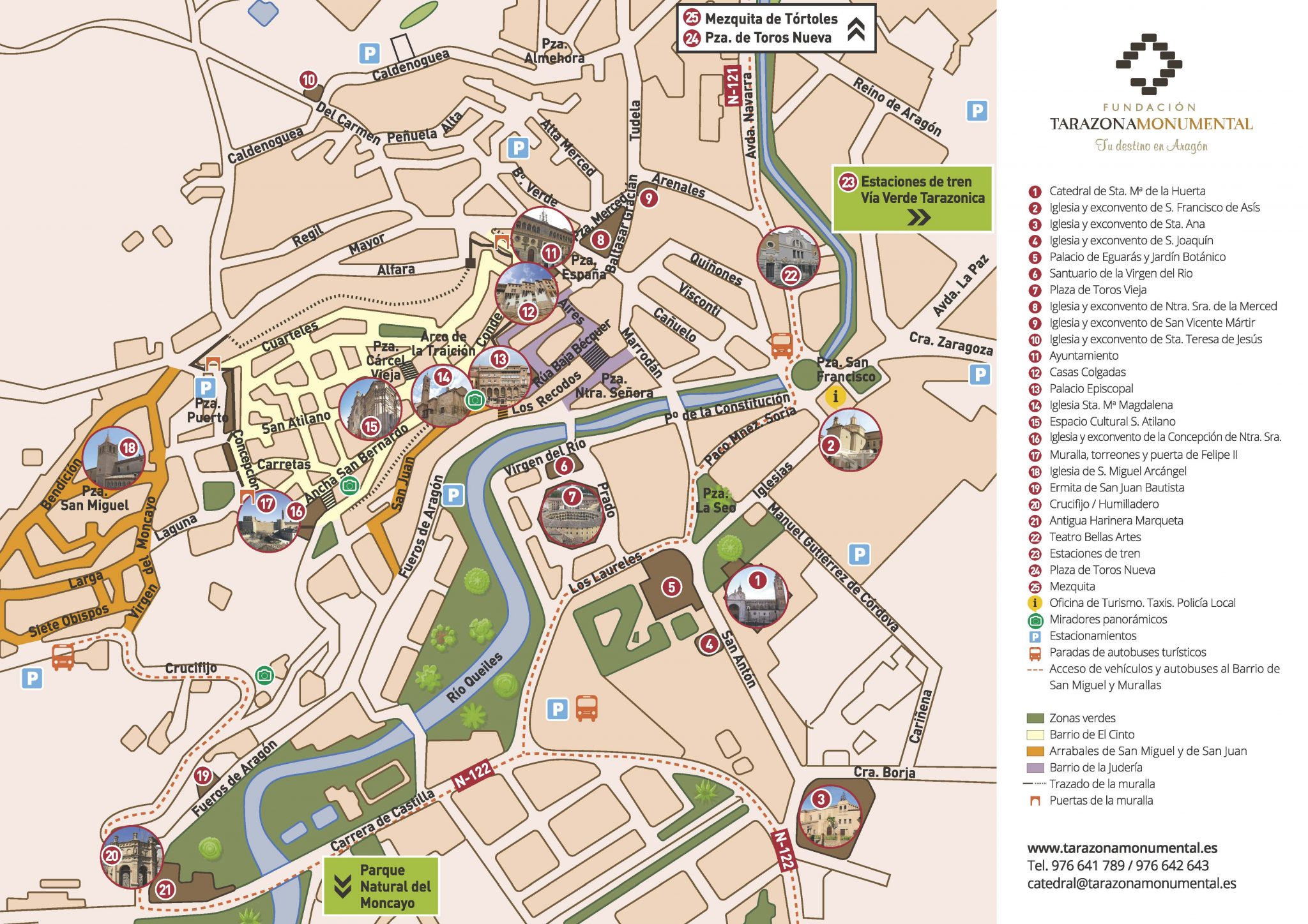 Plano de Tarazona - Tarazona Monumental